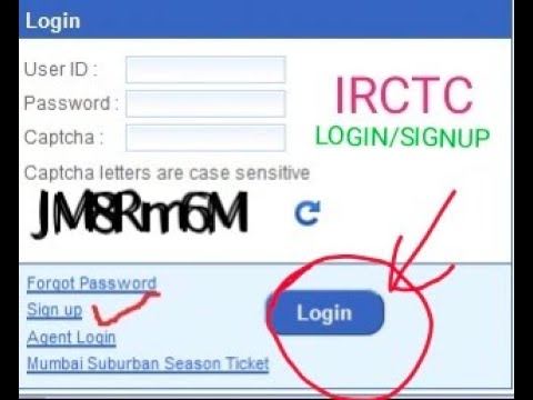 How To Login/Sign in/Signup In Irctc Account @apni halchale - YouTube