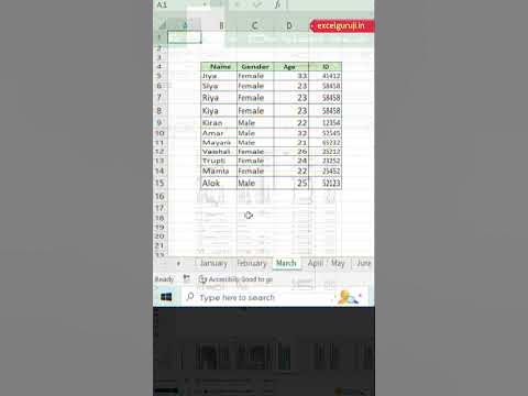 Easy way to switch between sheets in excel #shorts - YouTube