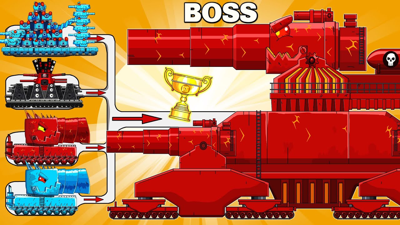 MEGA BOSS: DORA FIRE vs MEGA TANK - Cartoons about tank/Nina tank ...