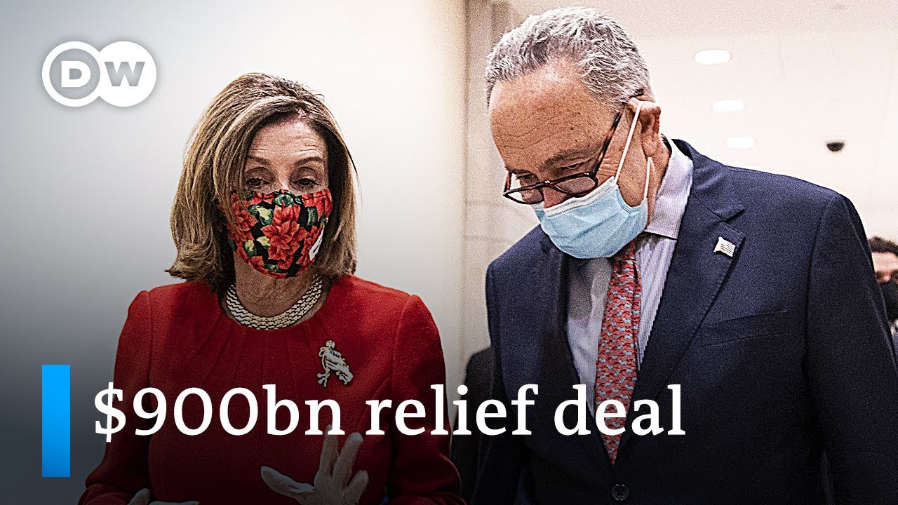 US Congress agrees on $900 billion COVID-19 relief deal | DW News - YouTube