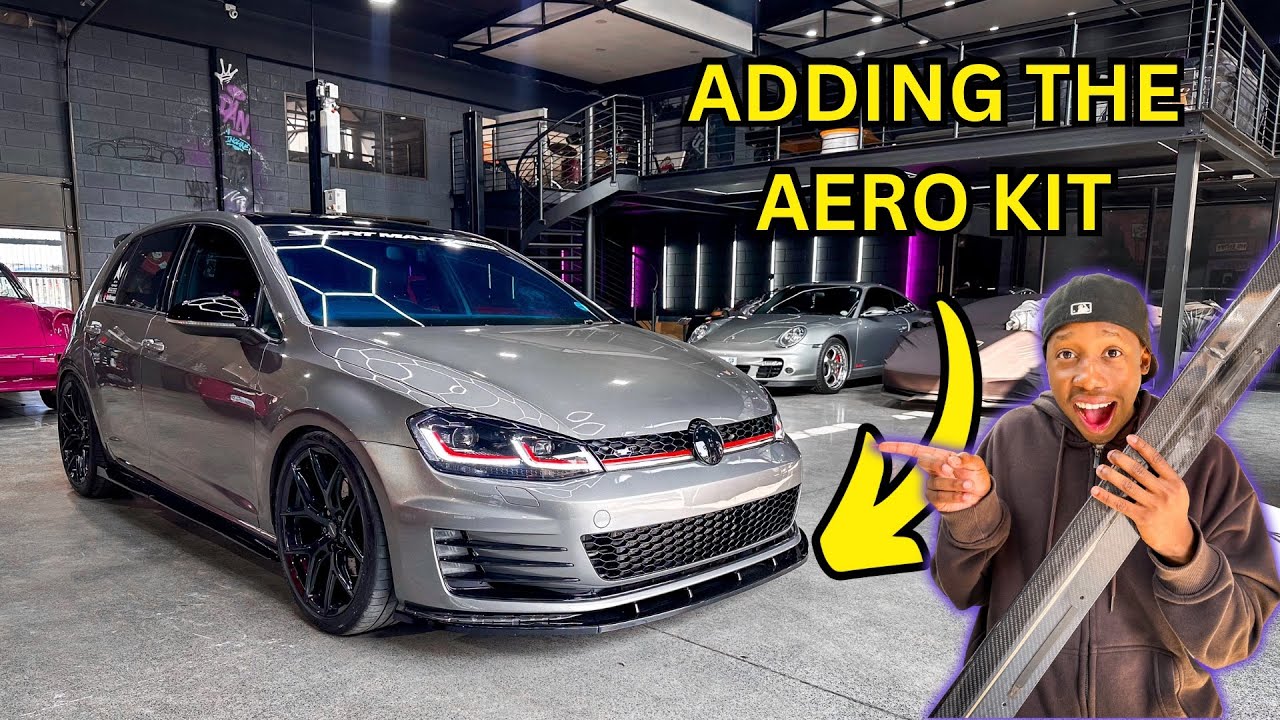 INSTALLING THE FULL AERO KIT ON MY GTI!! - YouTube