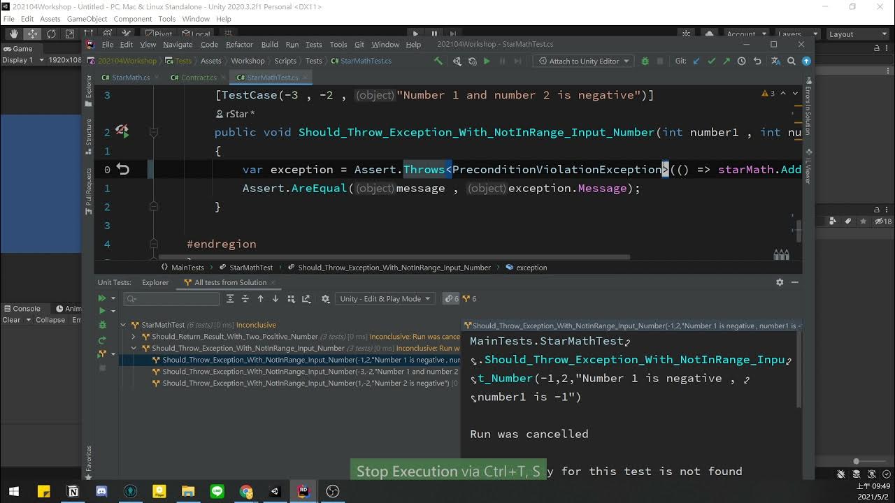 Refactor with contract and presenter and component tests - YouTube