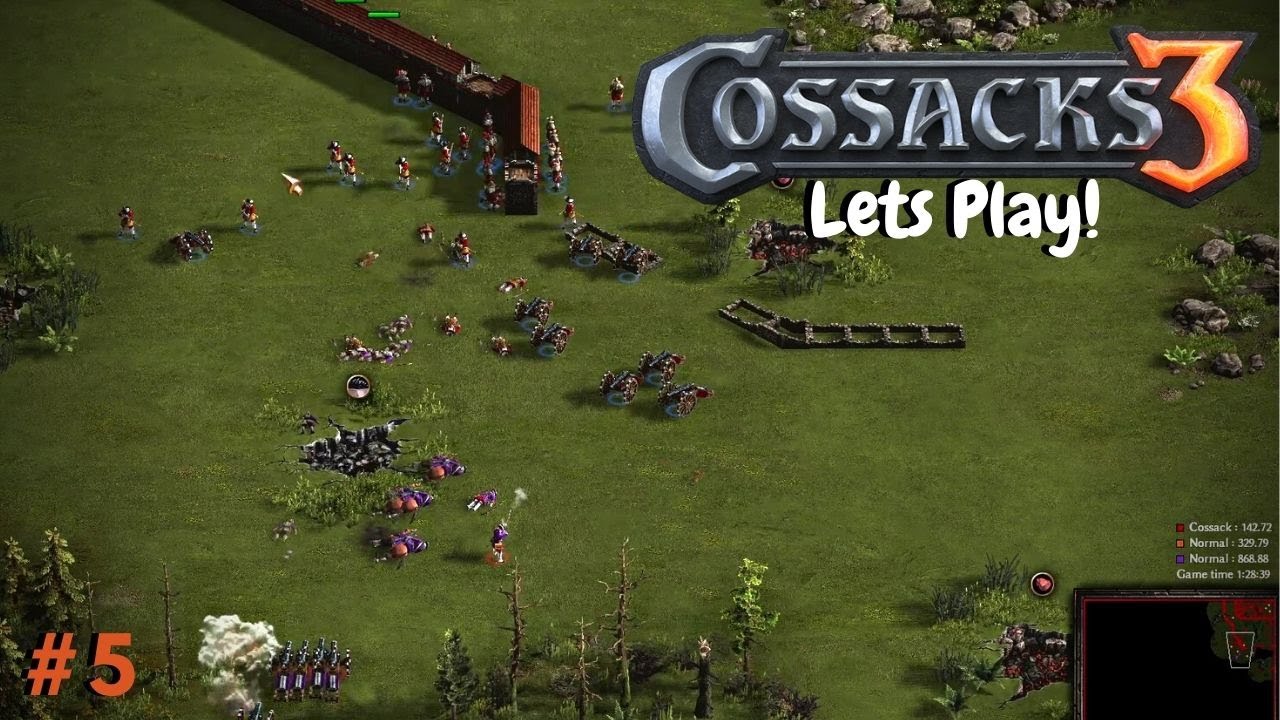 BUILD THE WALL!!!! Cossacks 3 Gameplay | Epic Strategy | Lets Play! #5 ...