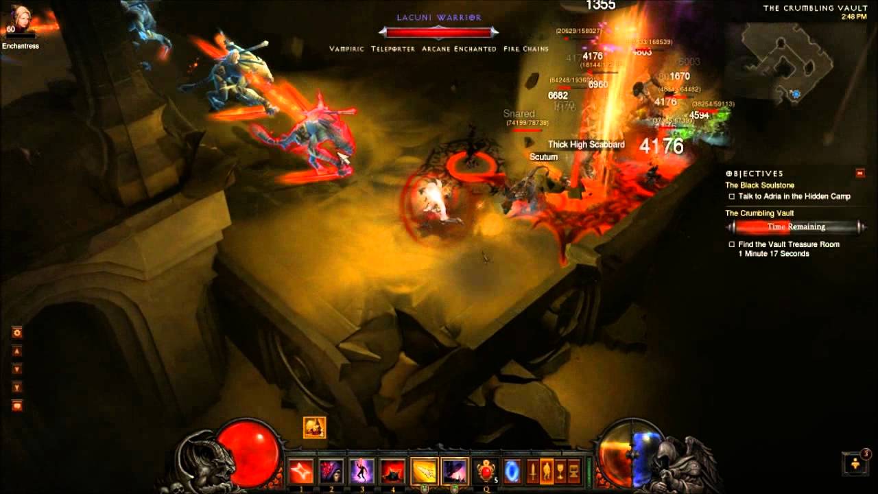 Diablo Inferno Act II - Crumbling Vault Clear - YouTube
