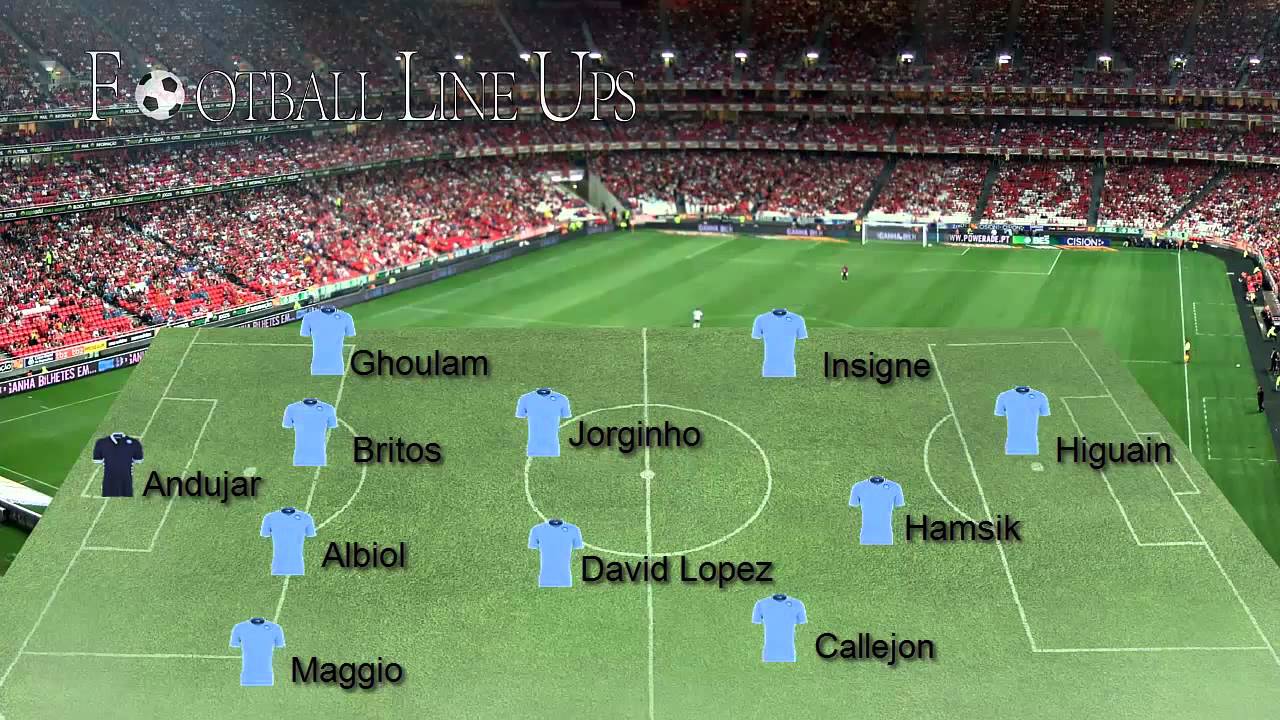 Napoli 1-1 Dnipro (Napoli Starting XI Lineup) Europa League 2014/2015 ...