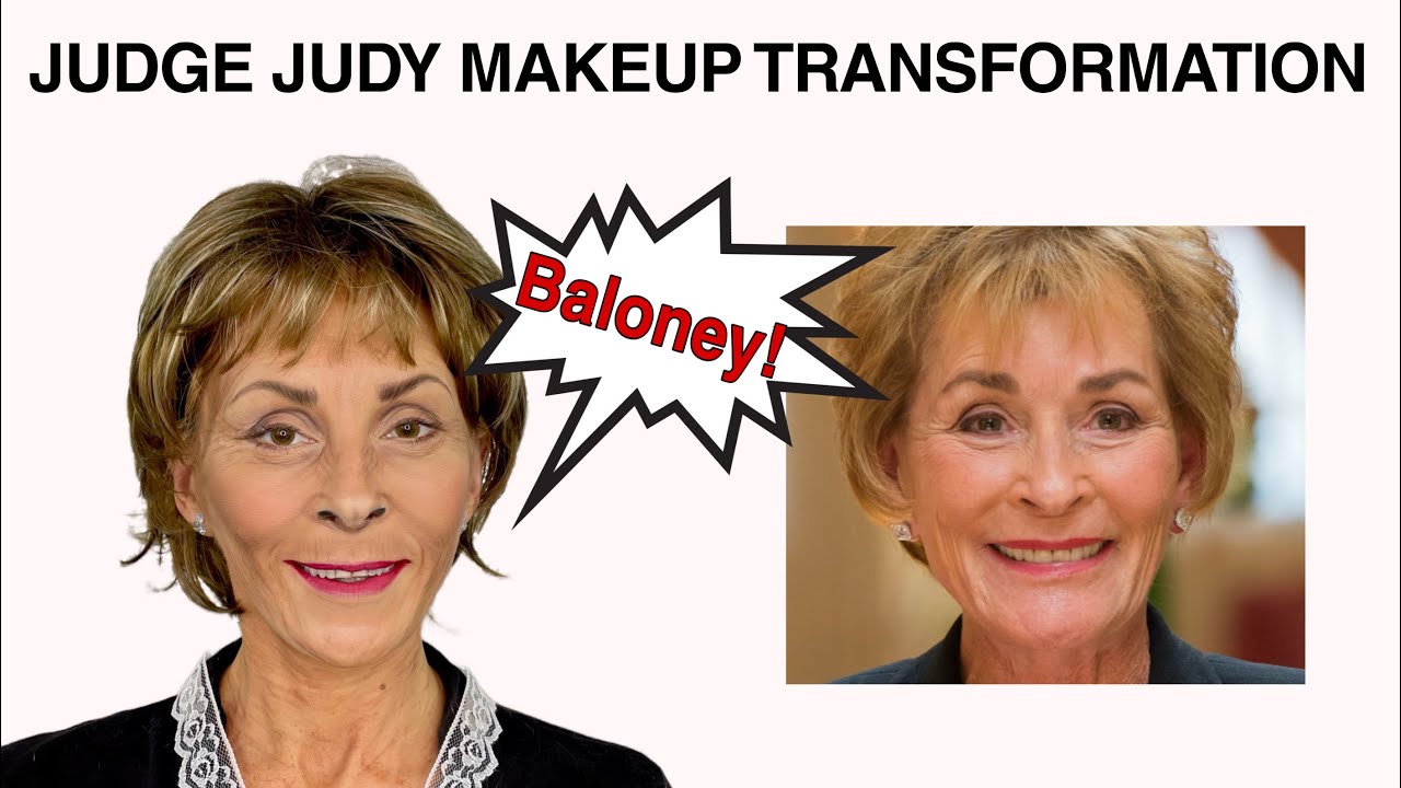 JUDGE JUDY SHEINDLIN MAKEUP TRANSFORMATION / TUTORIAL, OLD AGE MAKEUP ...