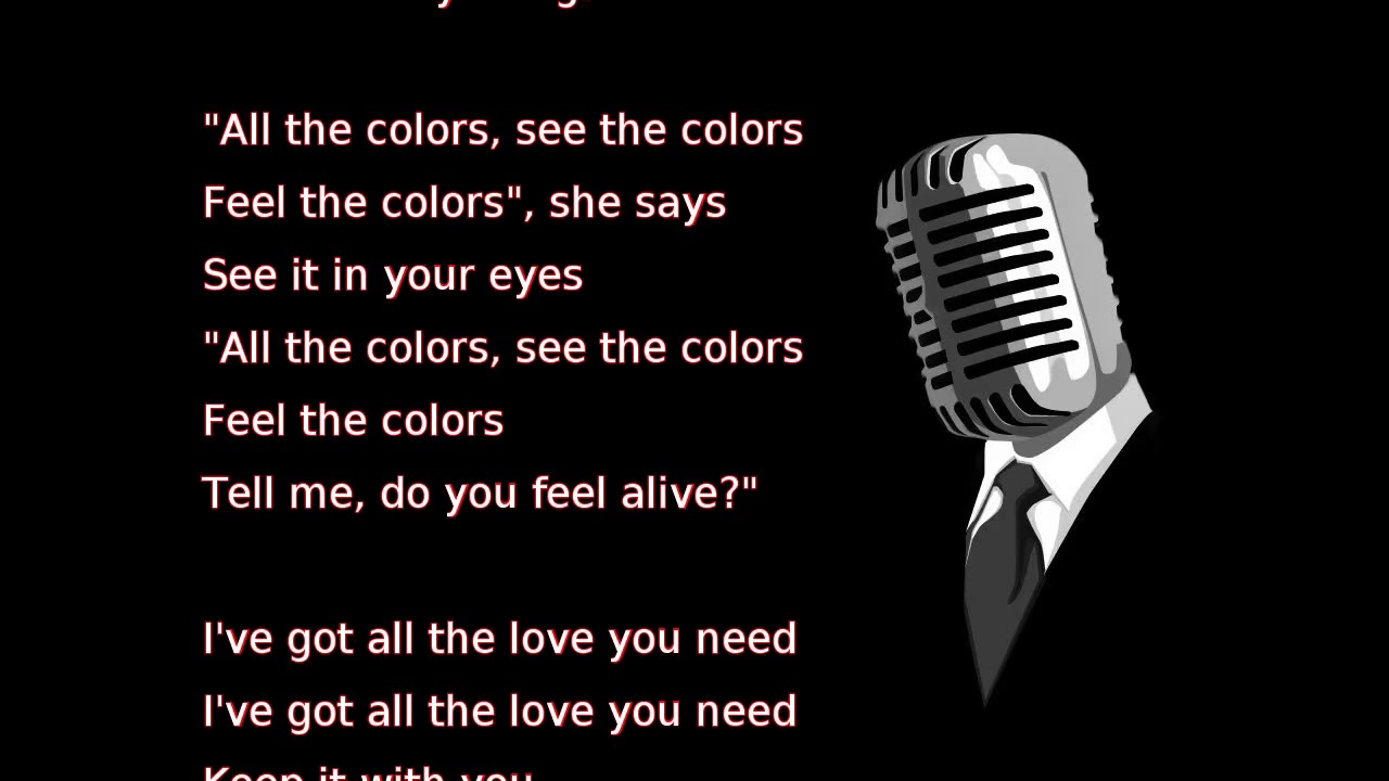 Beck - Colors (lyrics) - YouTube
