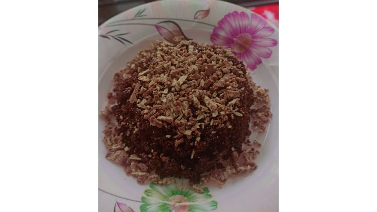 Small chocolate cake no milk , no egg, no microwave @ Nikhat khan - YouTube