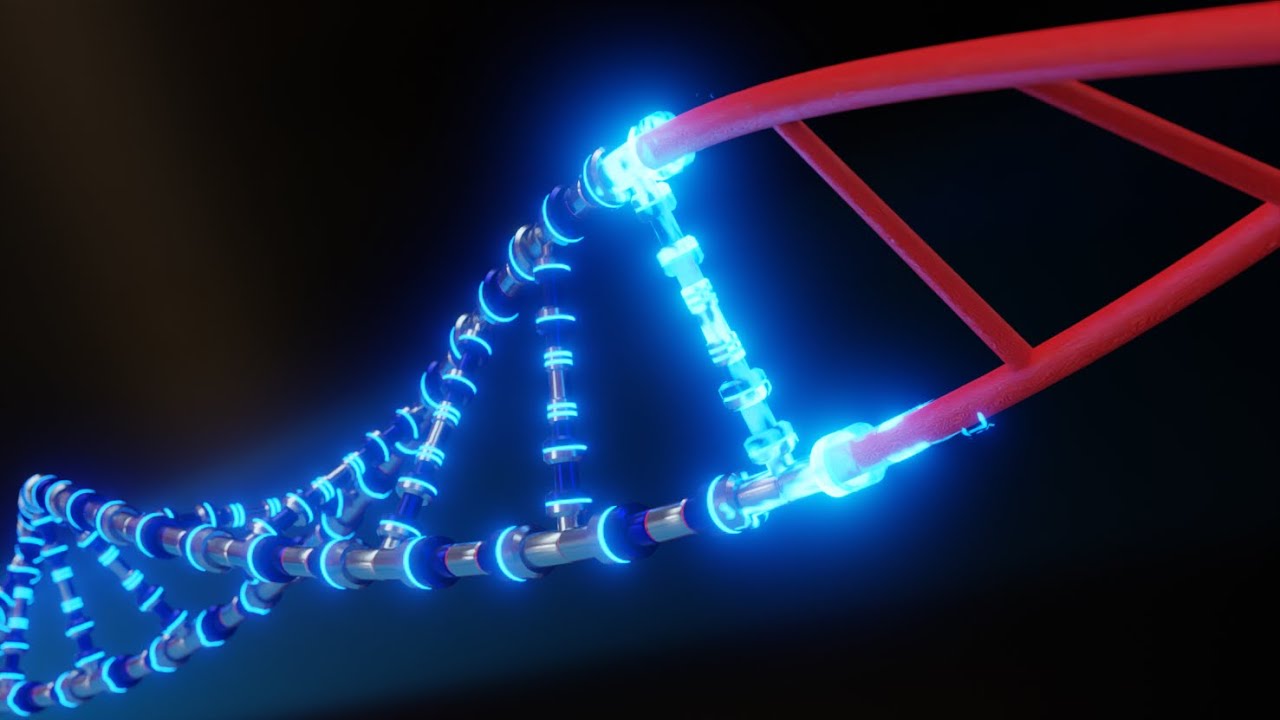 Sci-Fi DNA Transformation Effect: Blender3.0 - YouTube