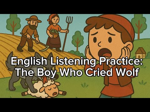 English Listening Practice: The Boy Who Cried Wolf