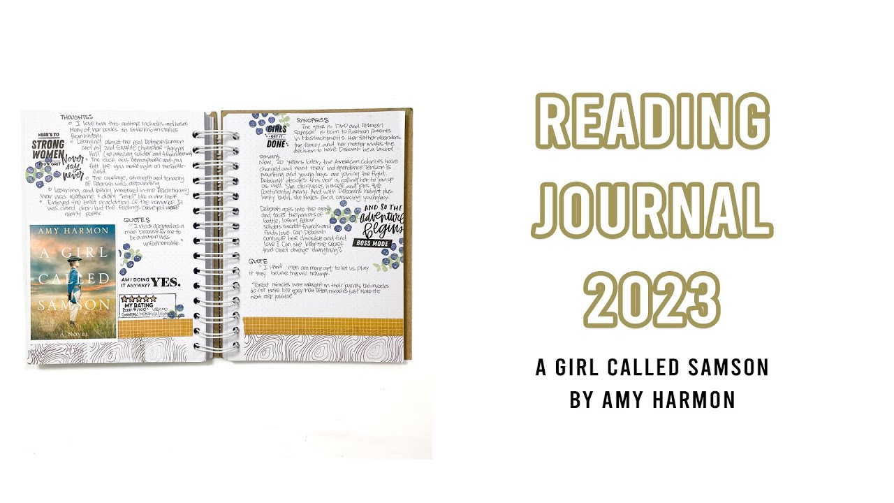Reading Journal 2023 | June Favorite Books | Scrapbooking - YouTube