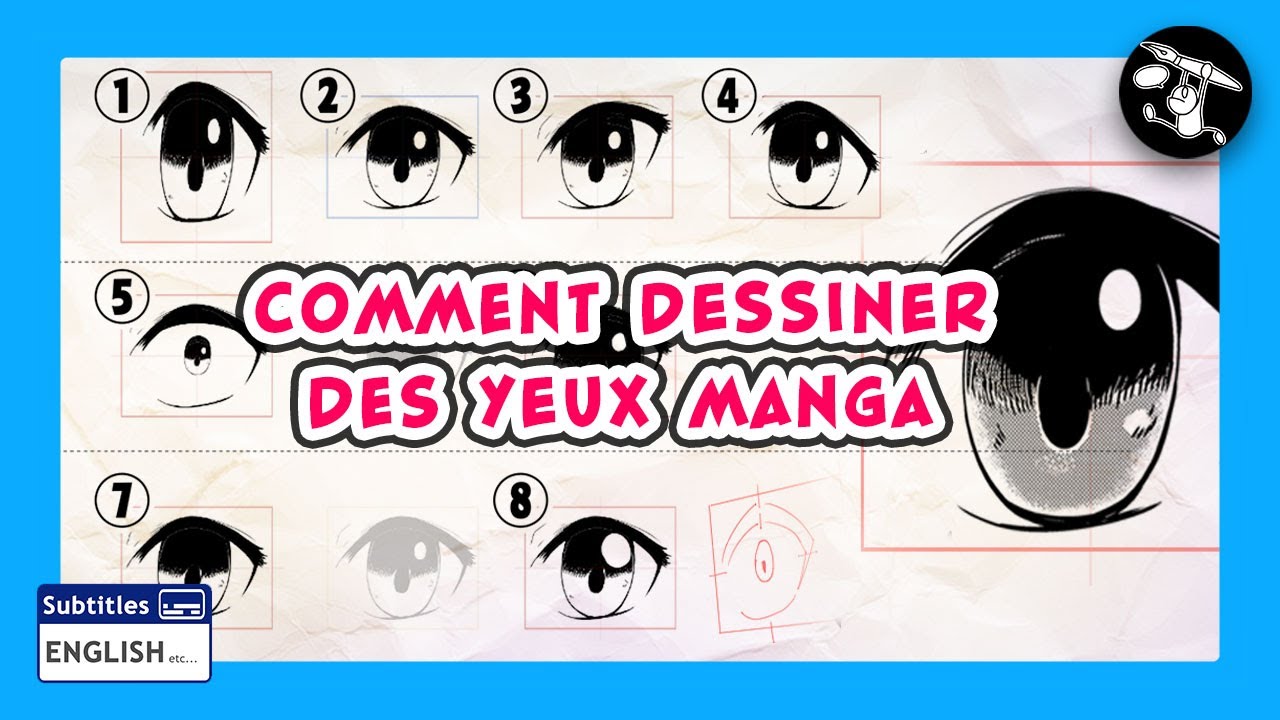 [TUTO] Comment DESSINER des YEUX MANGA et comment les VARIER! - YouTube