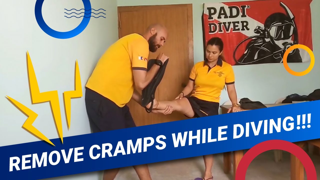 Cramp Removal: One Scuba Diving Tip in One Minute 1⃣🕐🐠🐙🐢 - YouTube