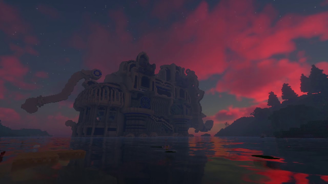 The Sun sets in Minecraft but with Vah Ruta - YouTube