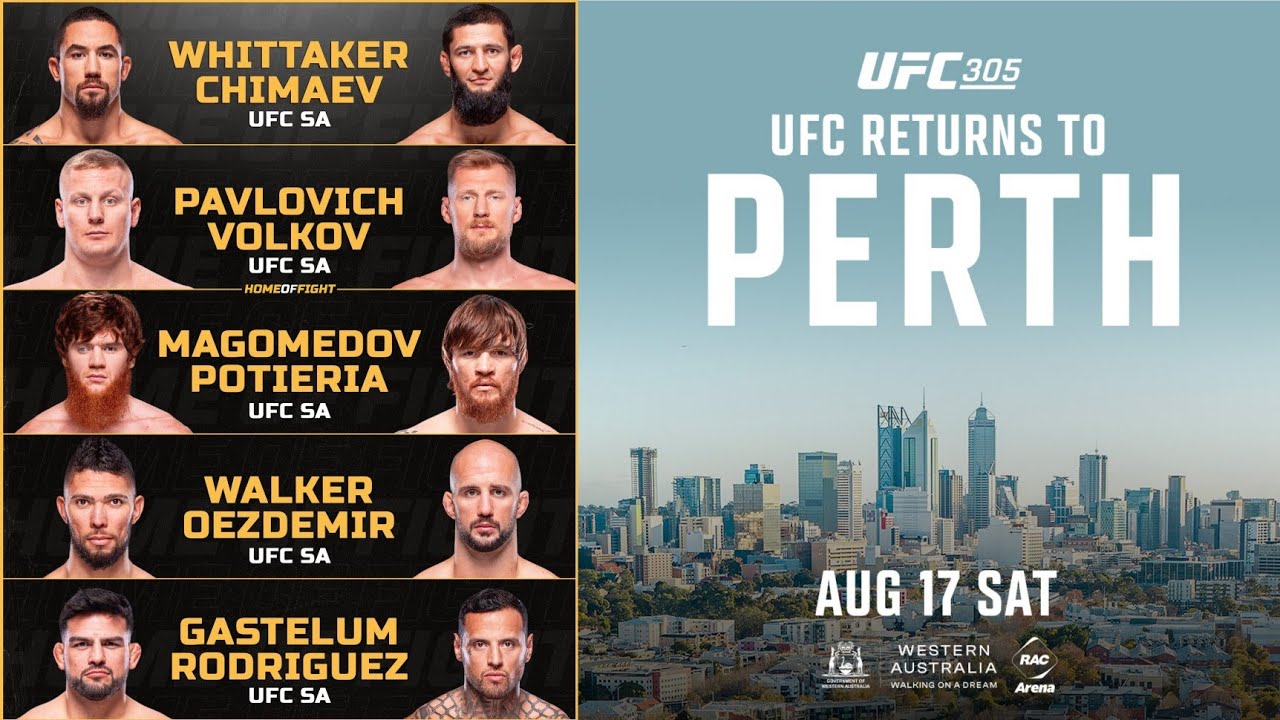 UFC Saudia & UFC Perth announcement and other important MMA News - YouTube