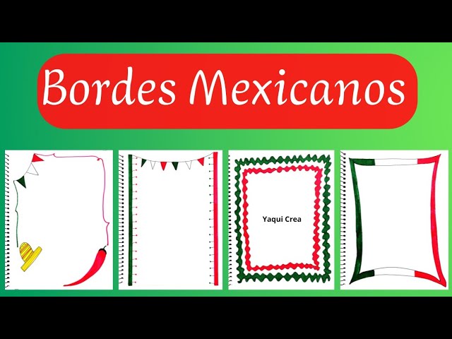 Bordes De Pagina Mexicanos Bordes