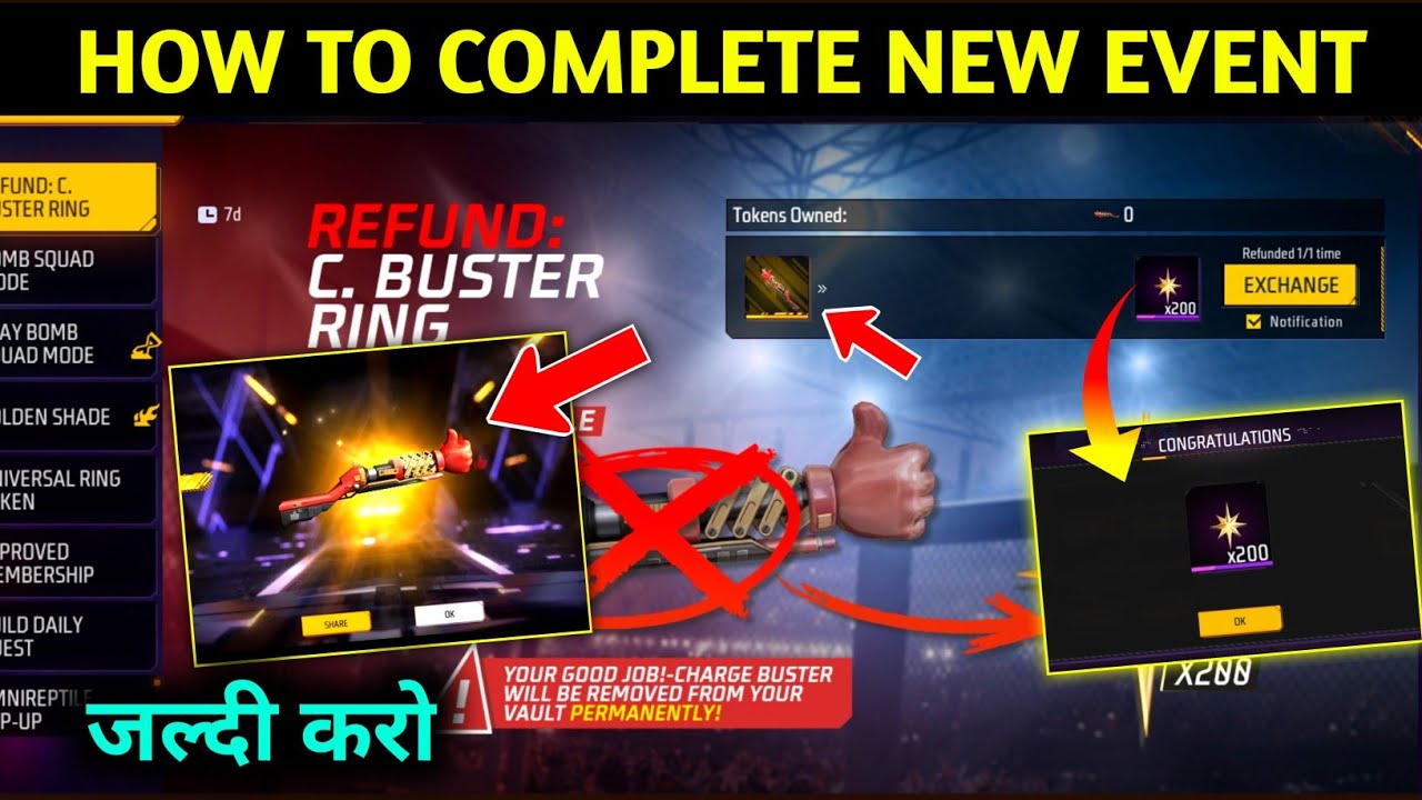 How to Complete🔥 Refund Event | Exchange 200 Universal Ring Token ...