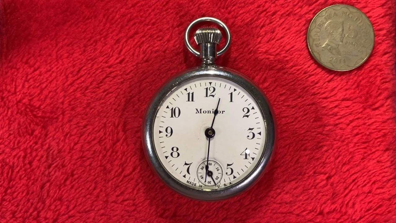 Westclox Monitor 1927 / Pocket Watch Movement / Dollar Watch - YouTube
