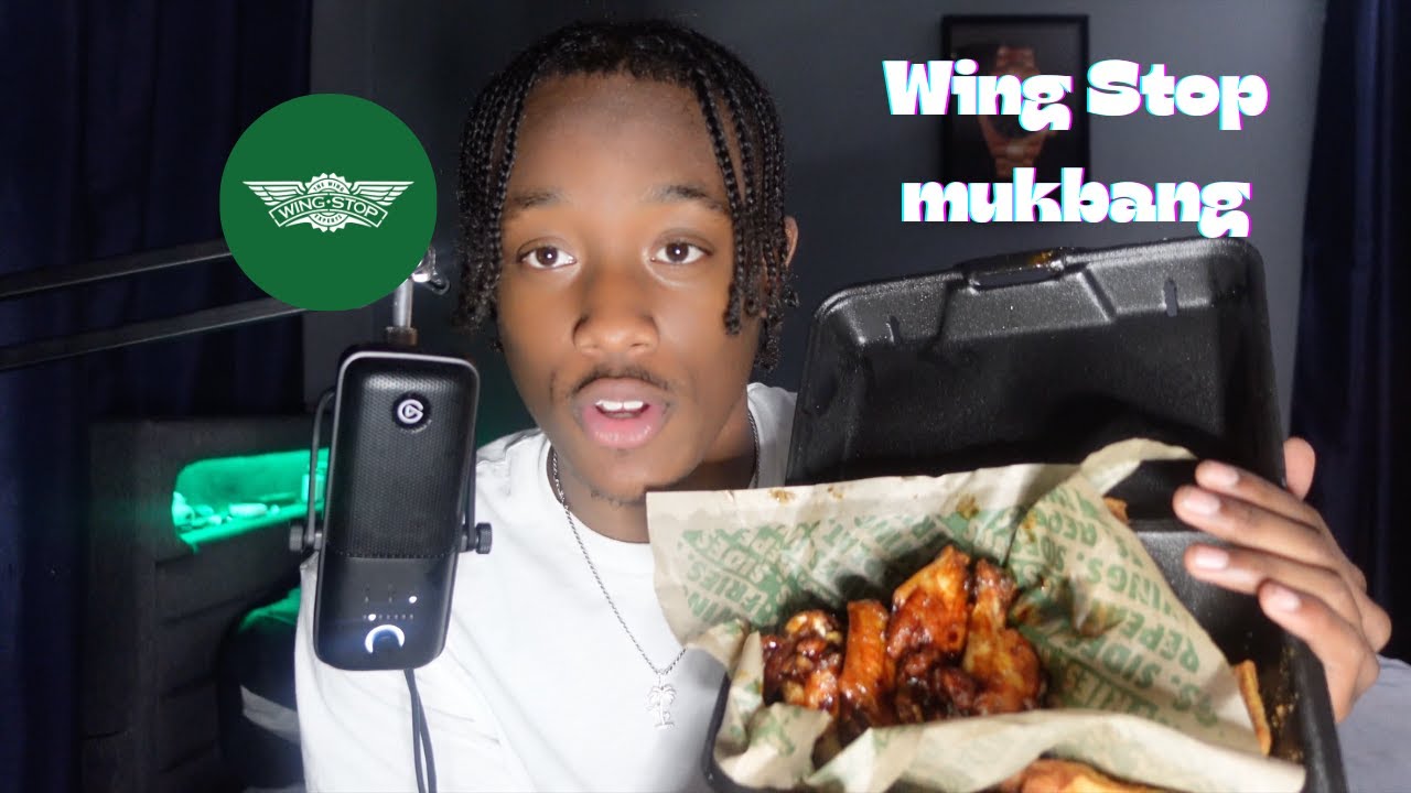 ASMR | WINGSTOP MUCKBANG 🍗🛑 - YouTube