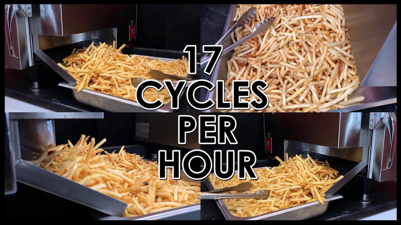 MTI-10X French Fry Cooking Capability - YouTube