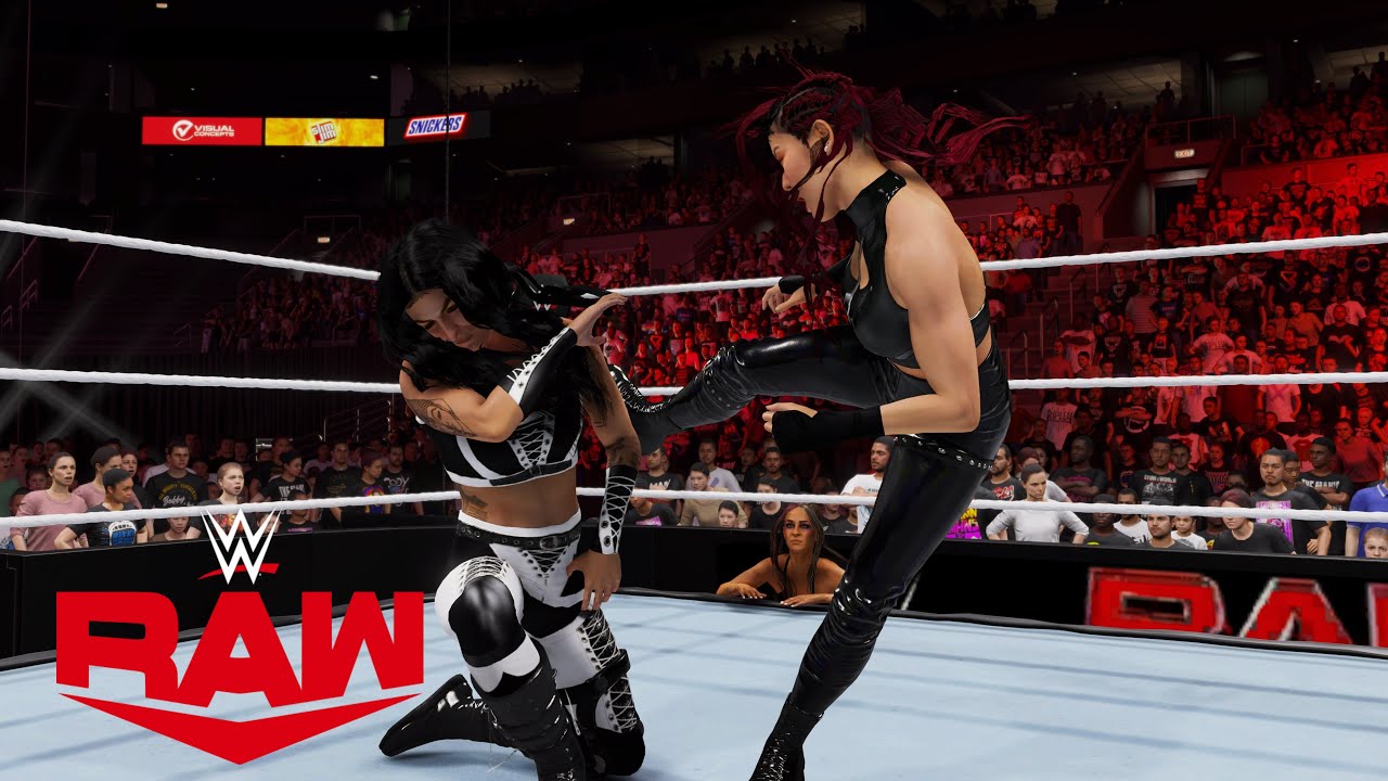 WWE 2K24 RAW WINNER FACES BECKY AT BIB - SONYA DEVILLE (W/PURE FUSION ...