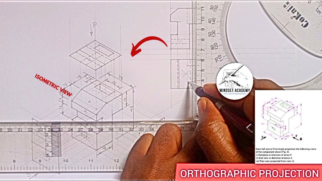 HOW TO USE A QUADRANT TO ARRANGE VIEWS IN ORTHOGRAPHIC PROJECTION ...