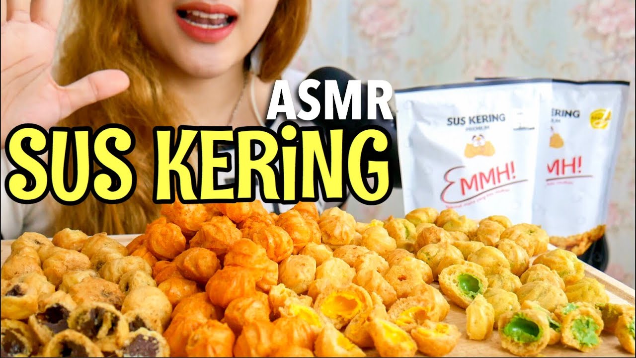 ASMR KUE SUS KERING by Emmh Snack (Whispered) | ASMR Indonesia - YouTube