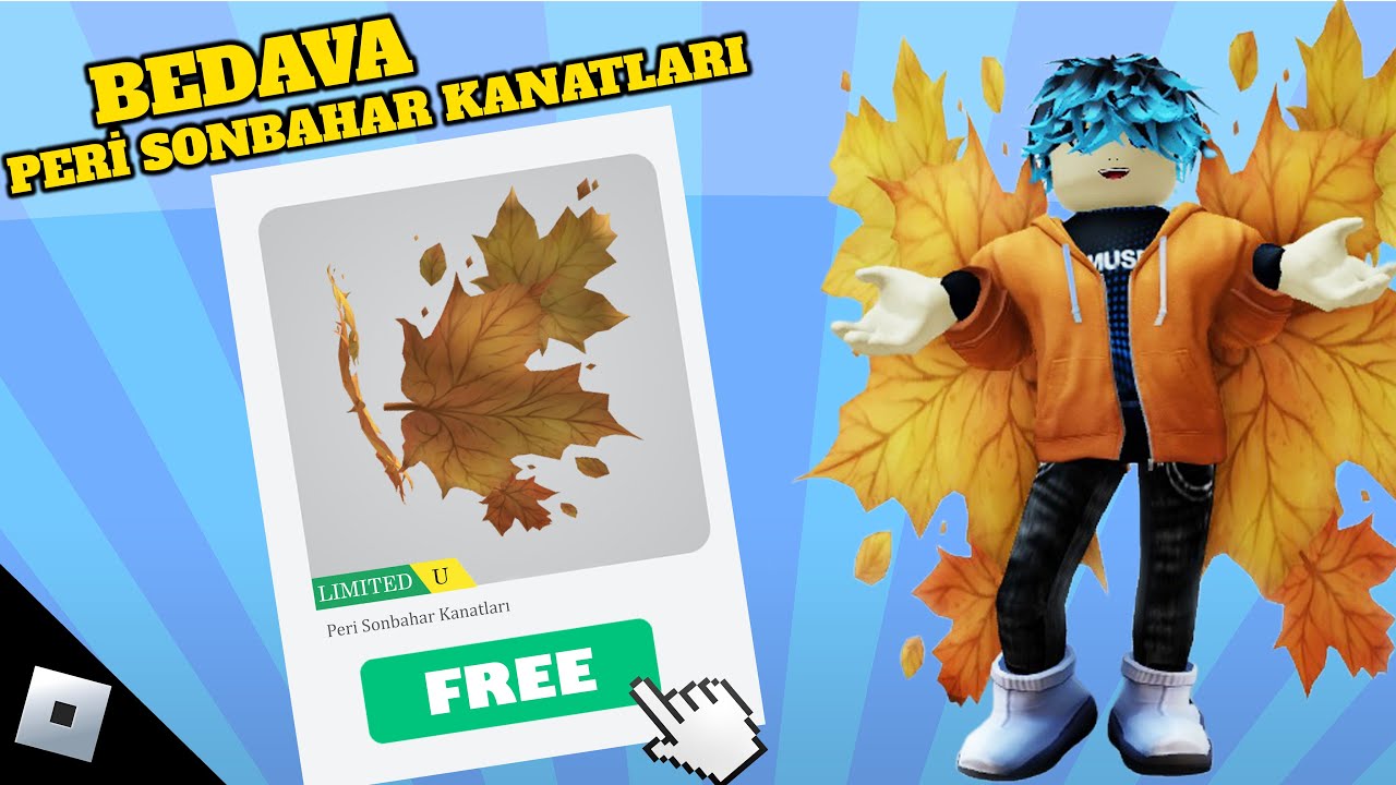 Roblox Bedava Peri Sonbahar Kanatları 😍💖 // ROBLOX 2023 - YouTube