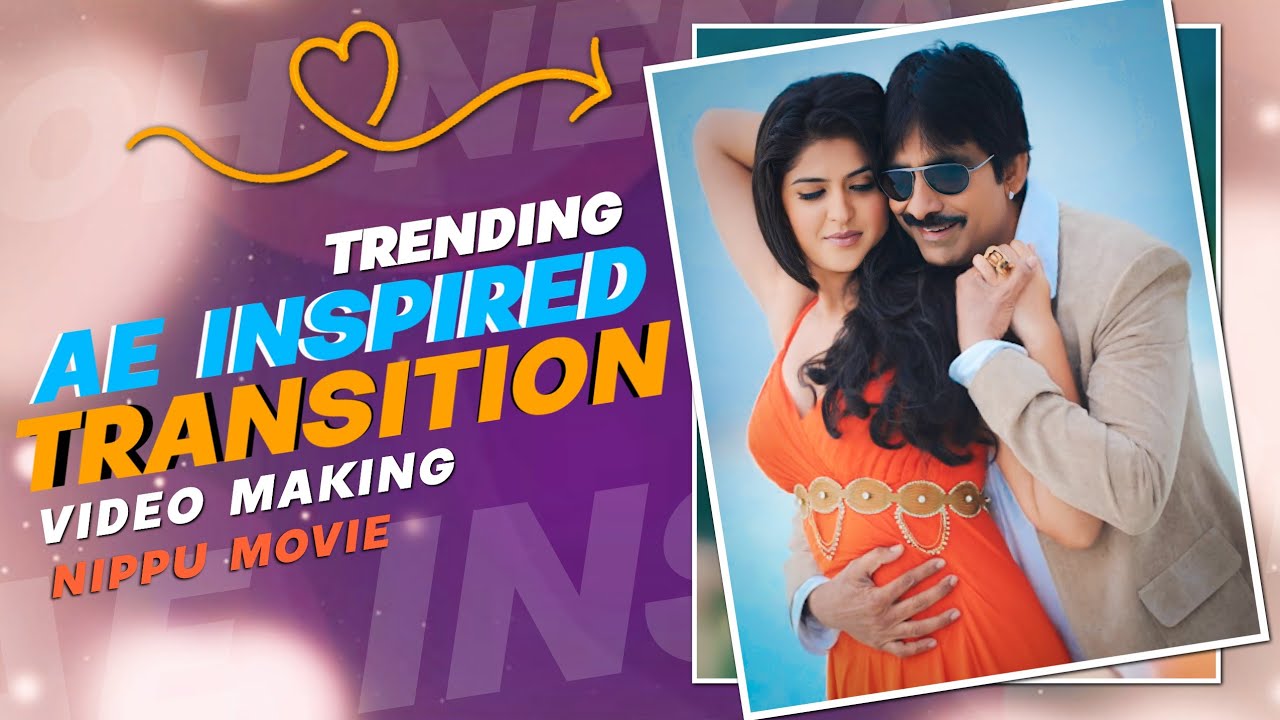 Oh Nenaa song 💖Ae inspired💞Smooth Zoom in+Lens Blur Transition Alight motion tutorial + with ...