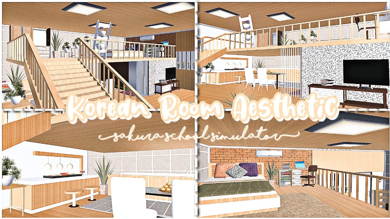 (BAGI-BAGI ID)🧸 Korean Room Aesthetic | Sakura School Simulator | - YouTube