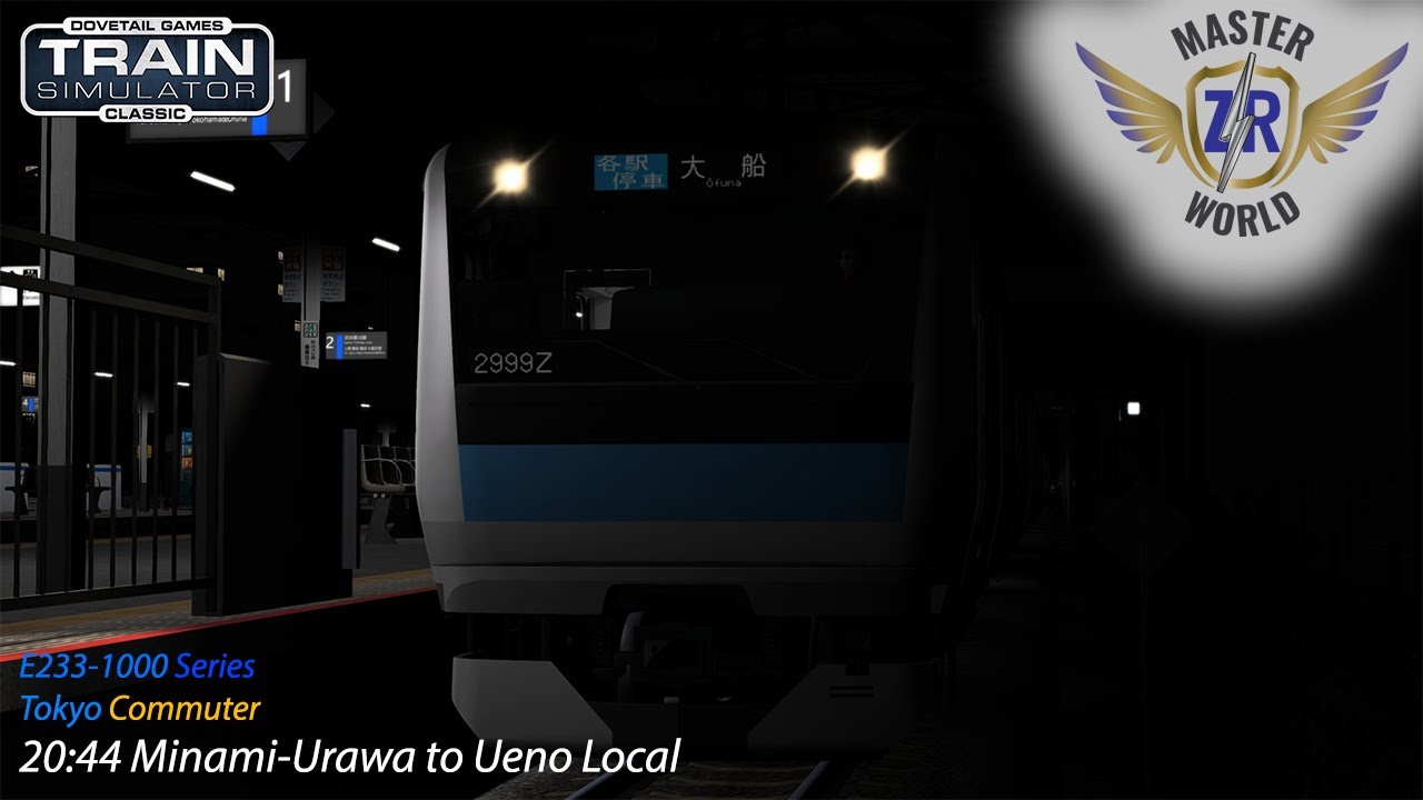 20:44 Minami-Urawa to Ueno Local - Tokyo Commuter - E233-1000 Series ...