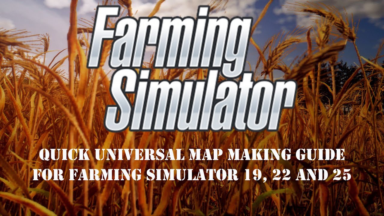 How to create Template map in Giants Editor 8/9/10 | Farming Simulator ...