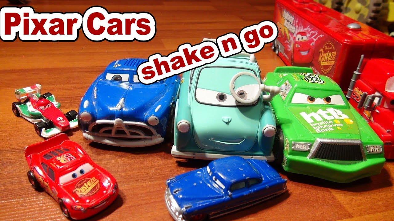 Disney Pixar Cars Shake and Go Chick Hicks, Doc Hudson and Professor ...