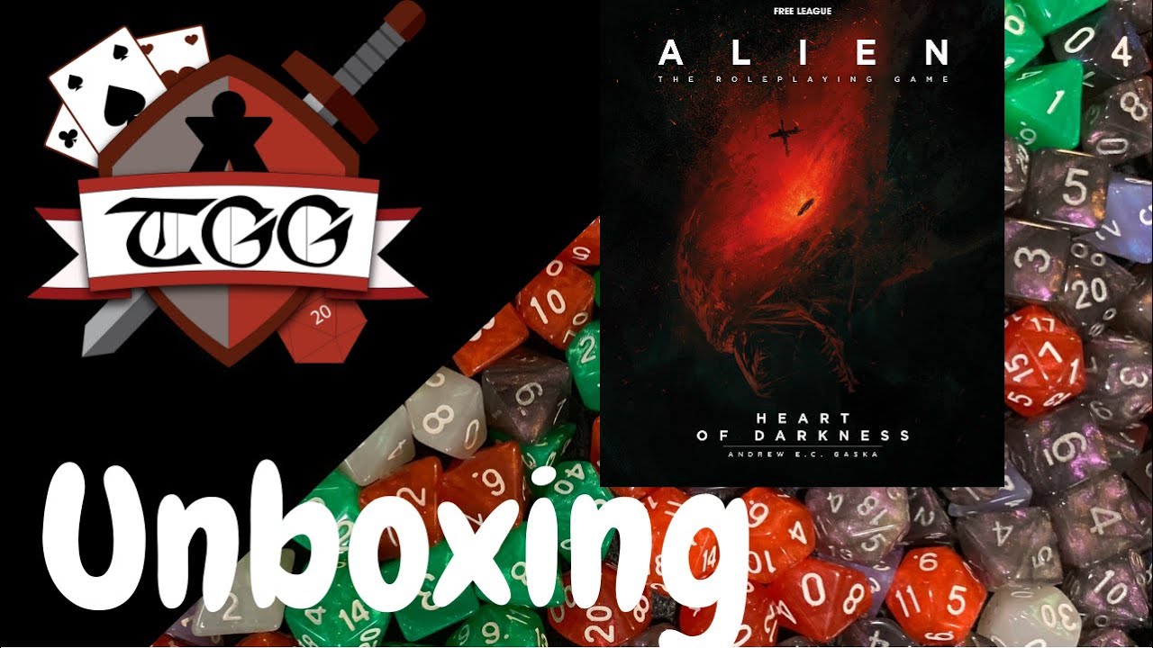 Alien RPG Heart Of Darkness Starter Set Unboxing - YouTube