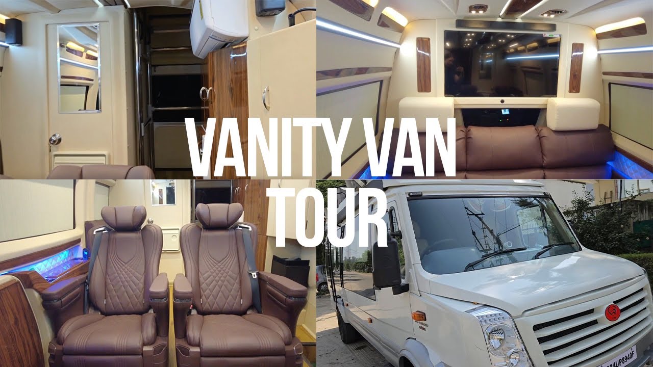 OUR VANITY VAN TOUR | LUXURIOUS VANITY | TRAVEL VAN - YouTube