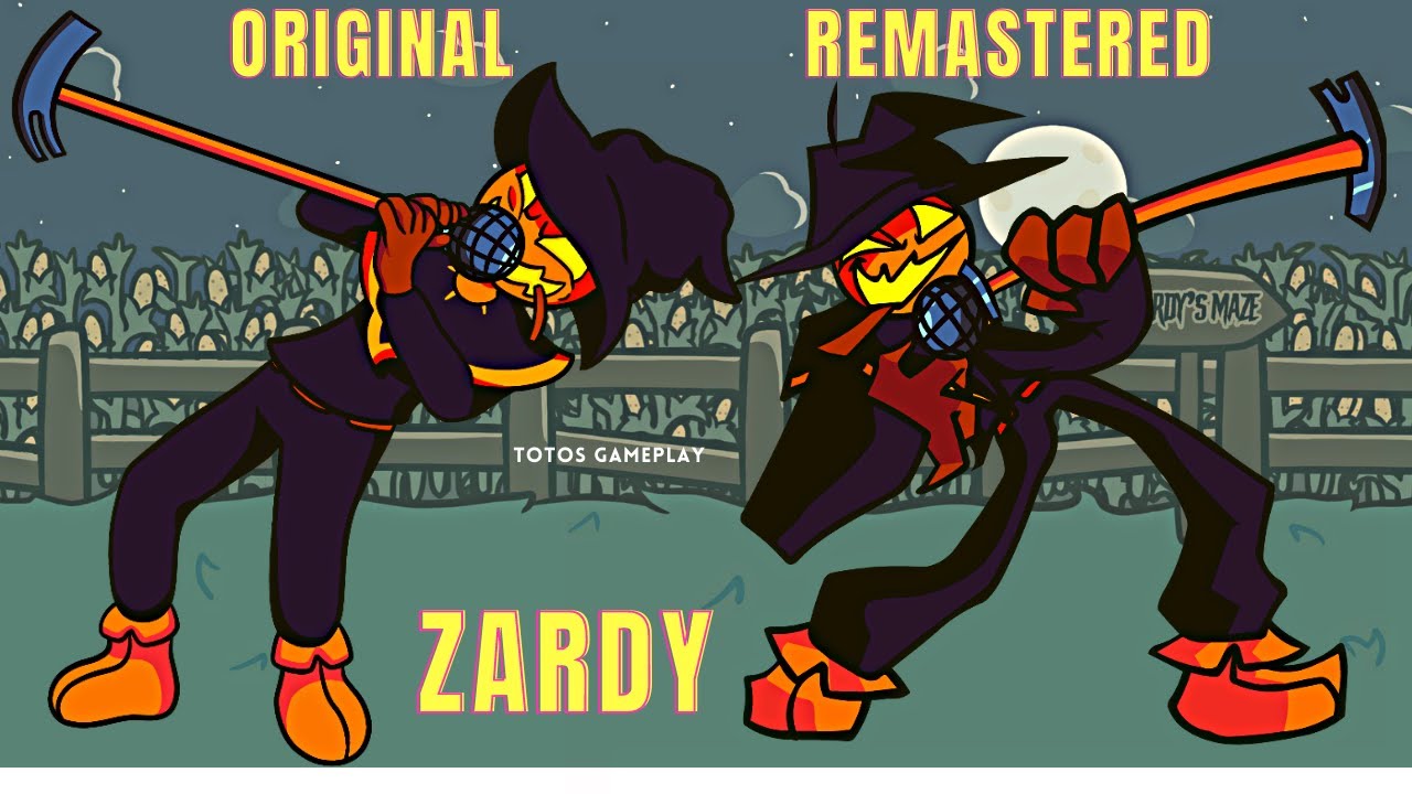 FNF Remastered #2 | Original Vs Remaster Zardy - YouTube