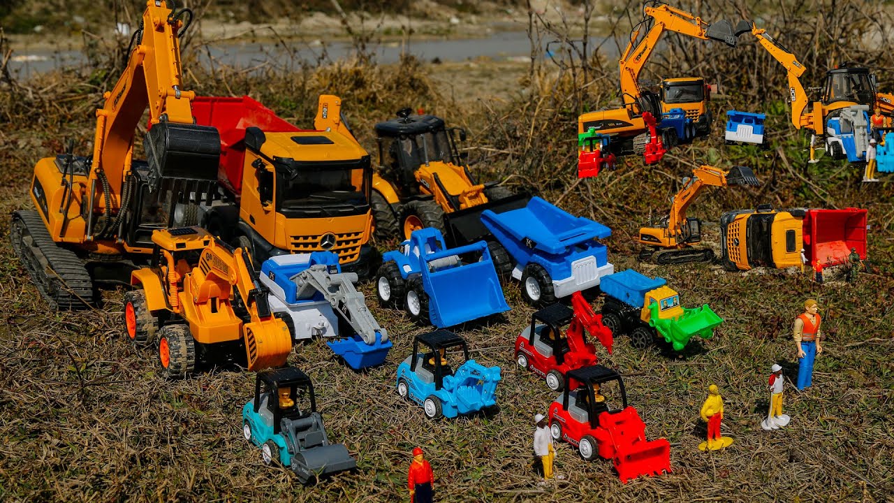 Jcb Toys 3dx Unboxing Video -Jcb loading mud on truck -Jcb Video For ...