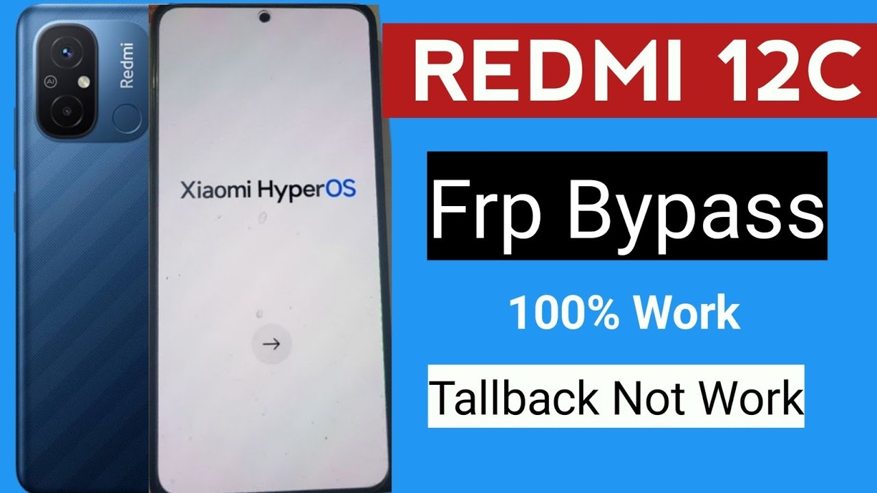 redmi 12c frp bypass / redmi 12c gmail account remove - YouTube