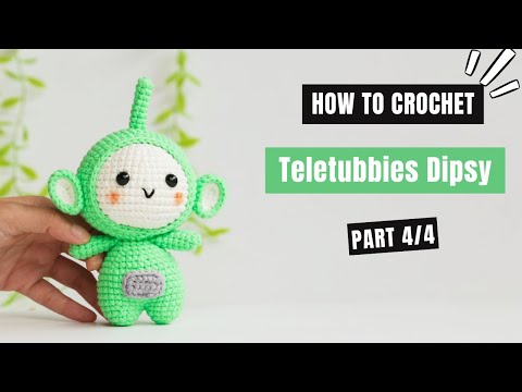 #546 | Teletubbies Dipsy Amigurumi (4/4) | How To Crochet Dolls Amigurumi | @AmiSaigon
