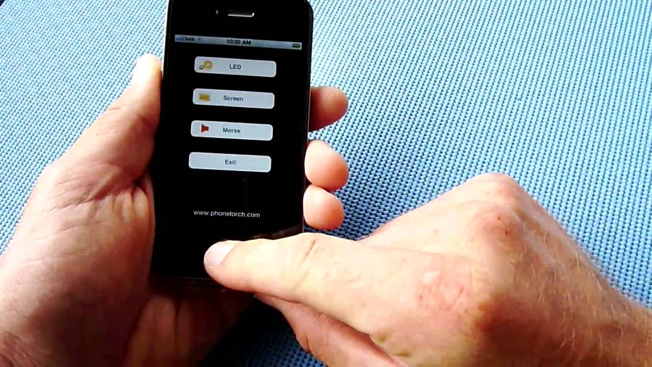 PhoneTorch for iPhone - YouTube