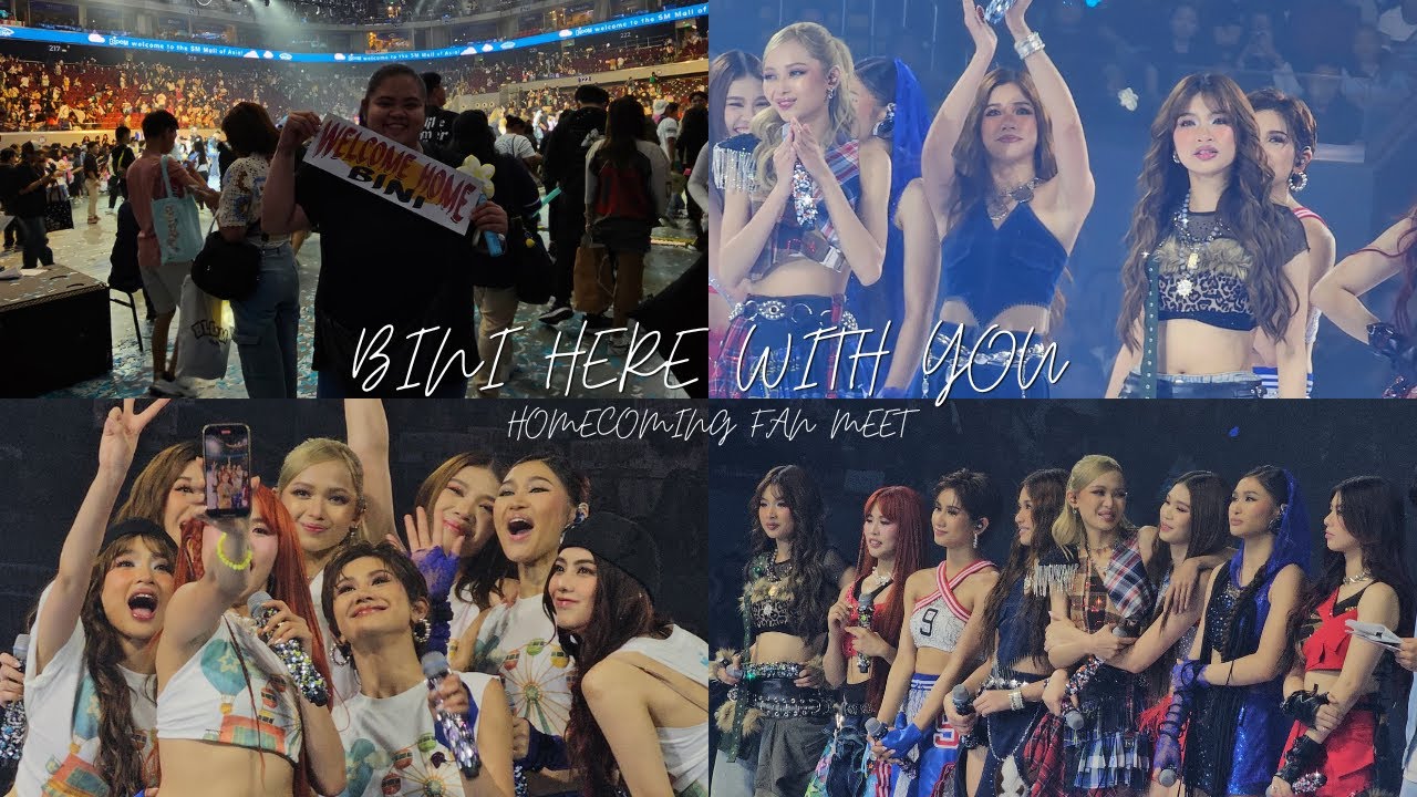 [VLOG] BINI Here With You Homecoming Fan Meet 😍♾️🌸 - YouTube