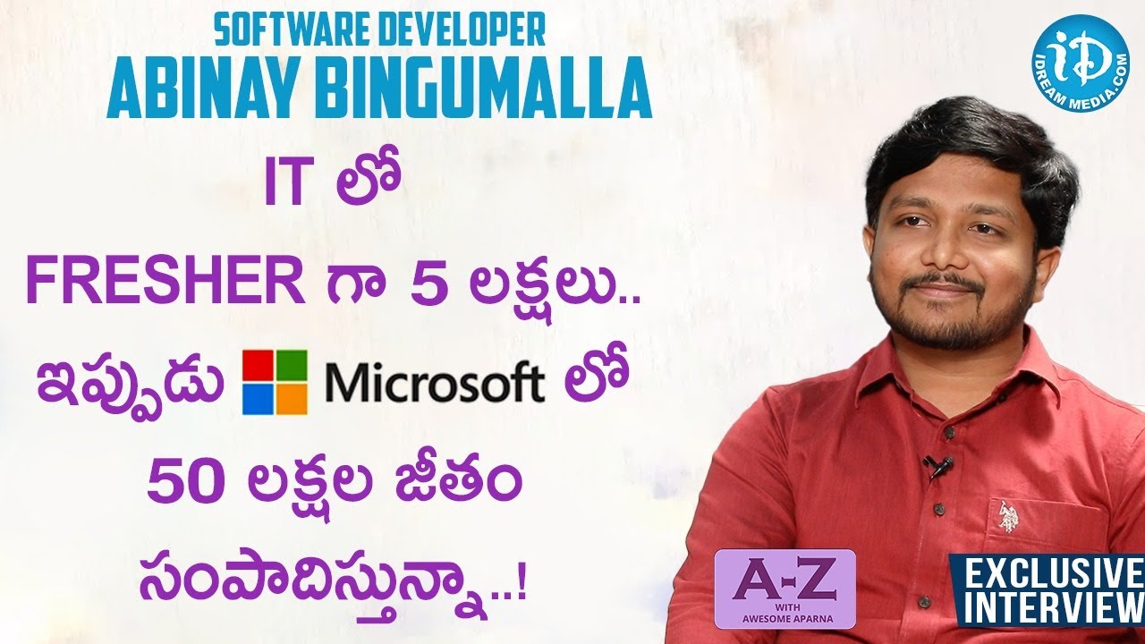 5 Lakhs Package to 50 Lacks Package within 7 Years - Abinay Bingumalla ...