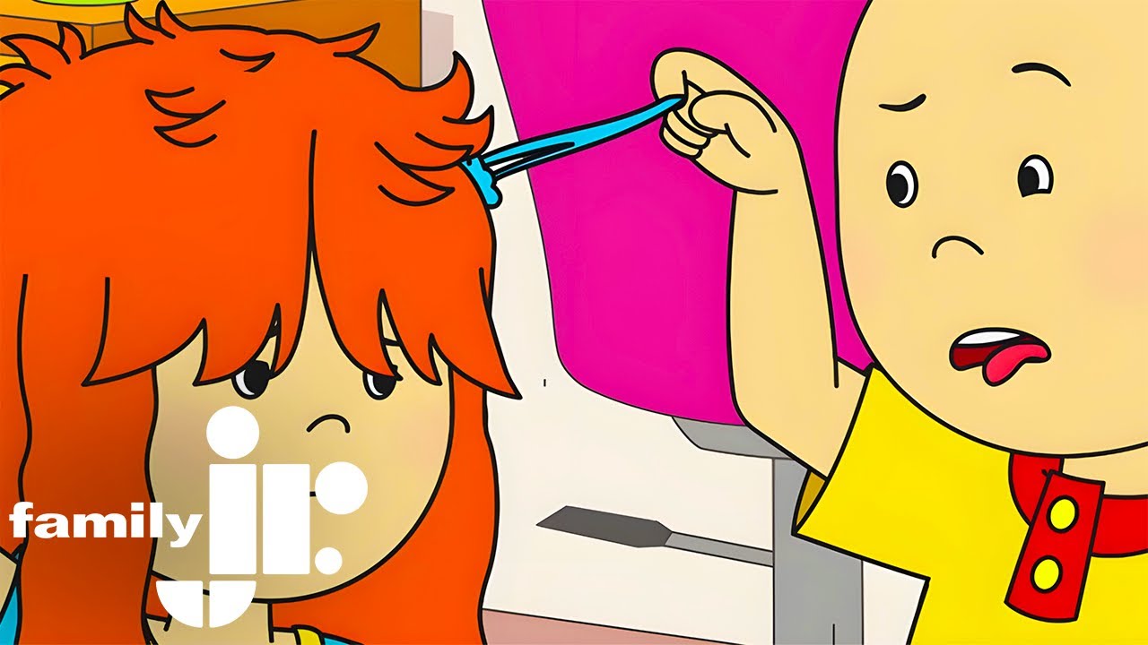Time For A Haircut! | Caillou | Family Jr. - YouTube