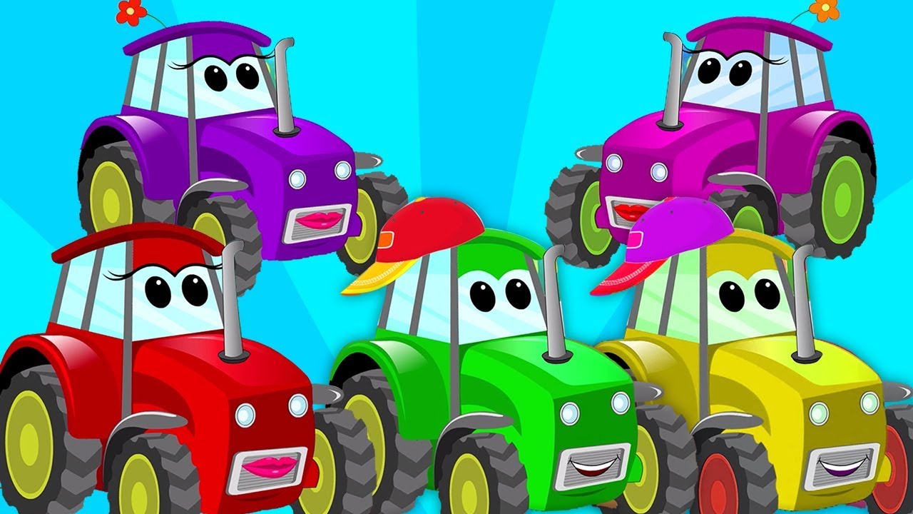 traktor jari keluarga | sajak anak | Tractor Finger Family | Kids Tv ...