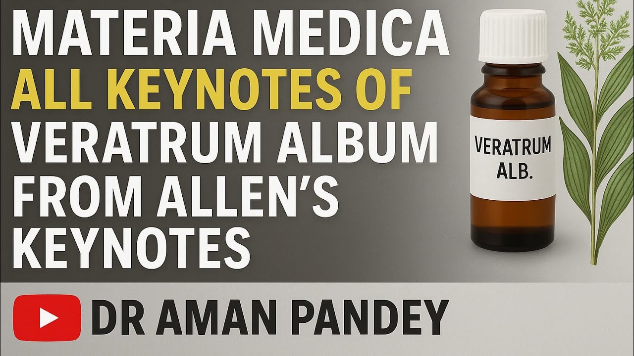 Veratrum album| Homeopathic materia medica| Allen keynotes | # ...