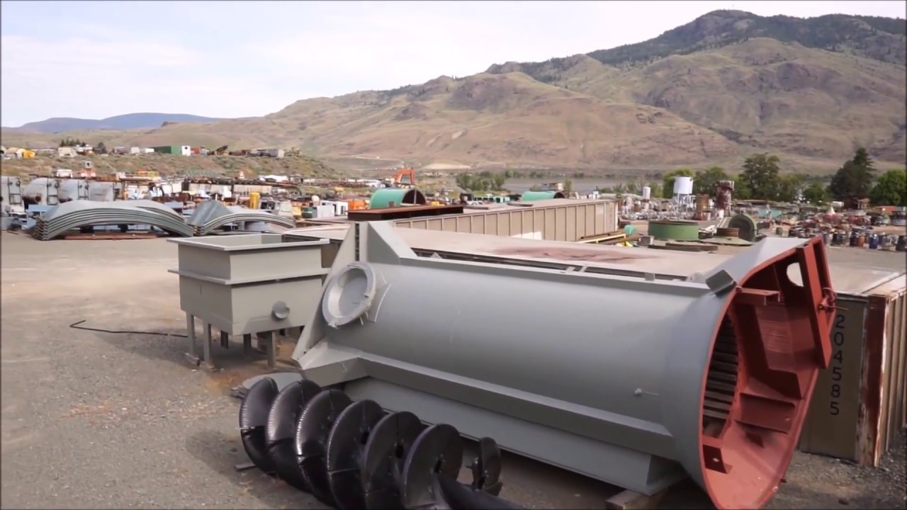 C0975 - 8' X 18' KOPPERS VTM-250 VERTICAL TOWER MILL - YouTube