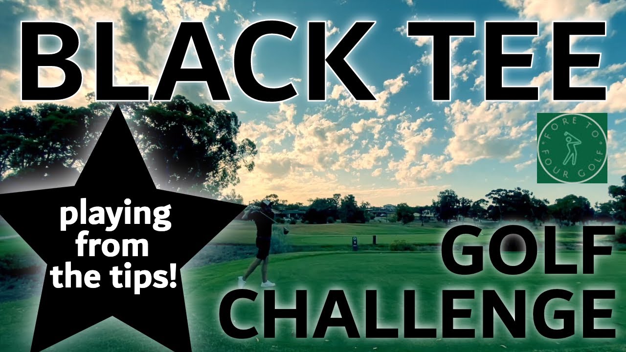 BLACK TEE GOLF CHALLENGE // Playing the tips at Sun City Country Club ...
