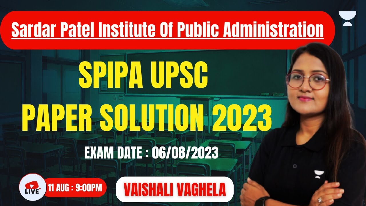 SPIPA Entrance Exam Preparation | SPIPA Paper Solution 2023 | Full ...