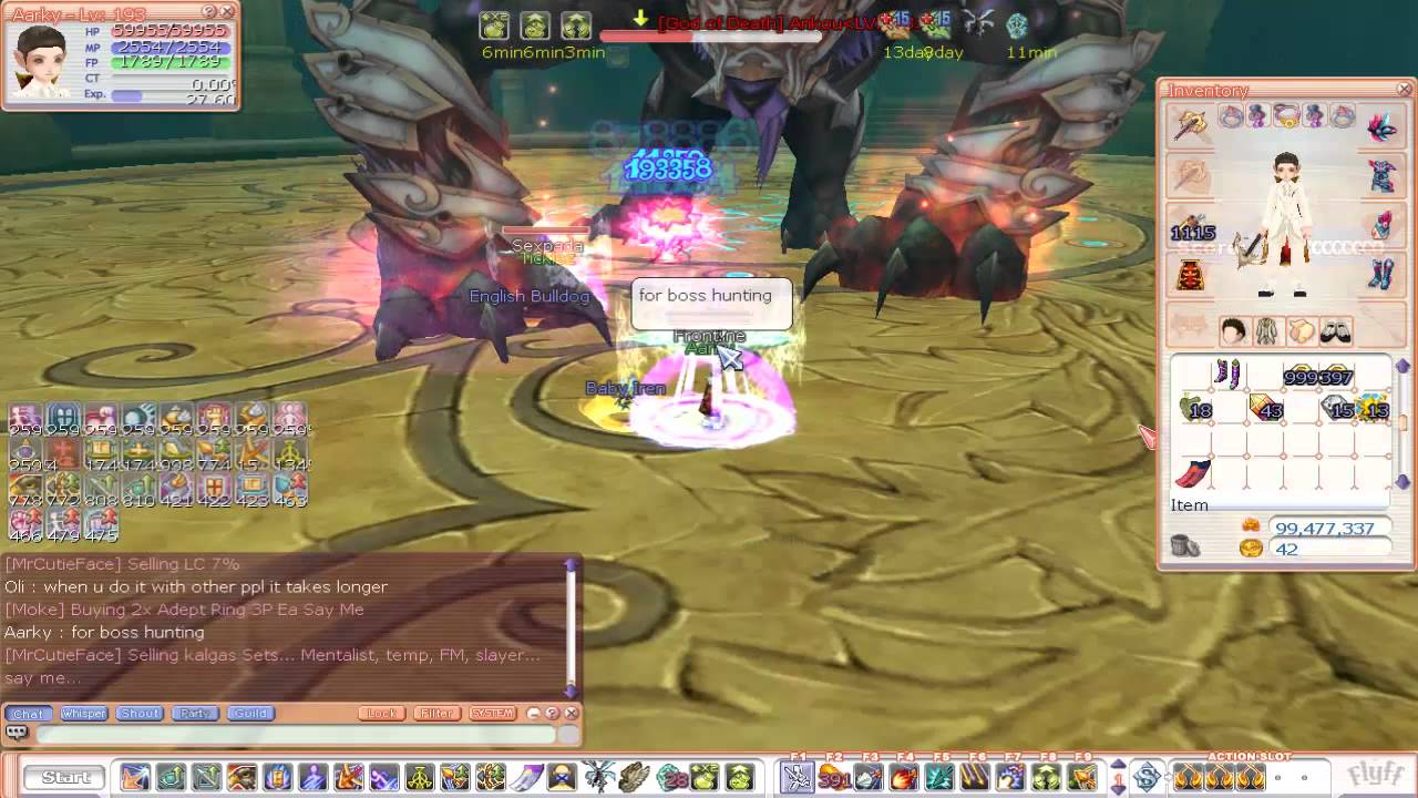 JOEY PWNS ANKOU - Magma FlyFF - YouTube