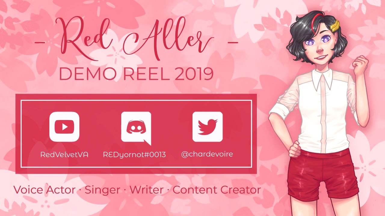 Red Aller - Character Demo Reel 2019 // RedVelvetVA - YouTube